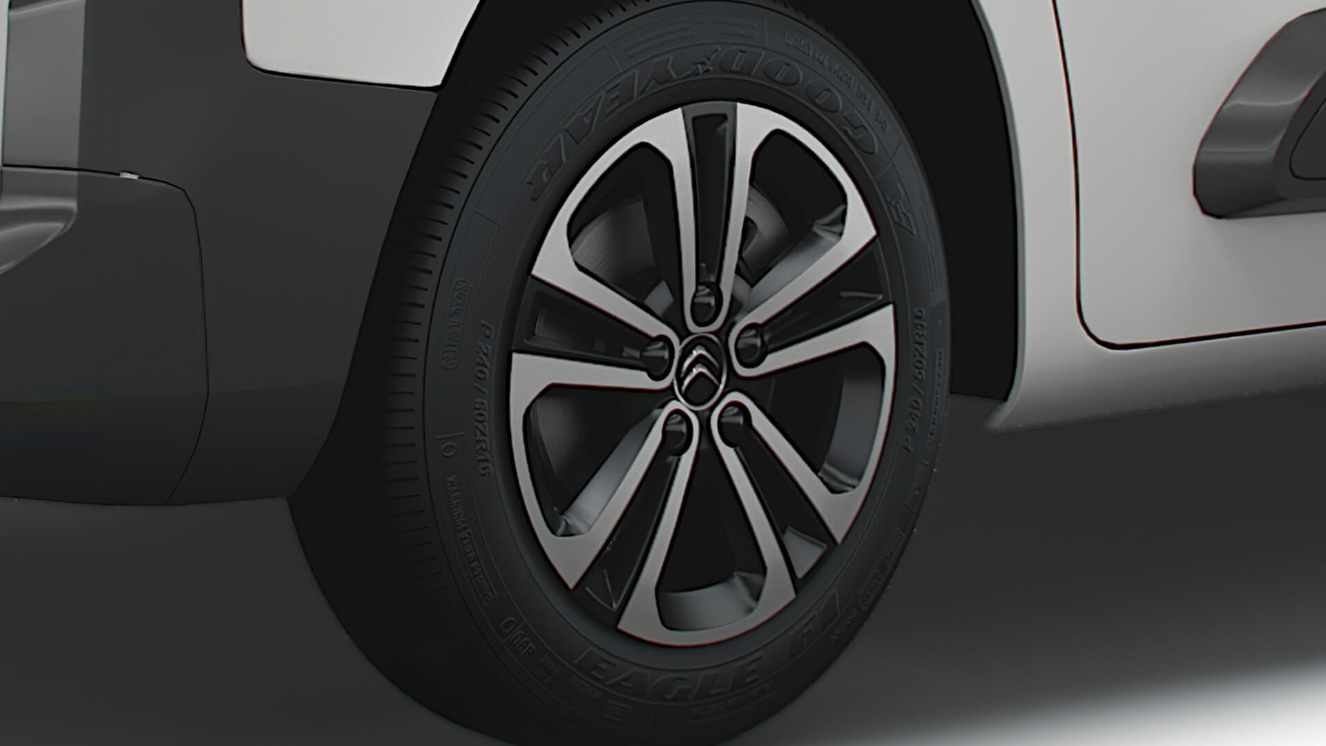 Citroen Berlingo Multispace 2021 Wheel - 3D Model by Creative Idea Studio