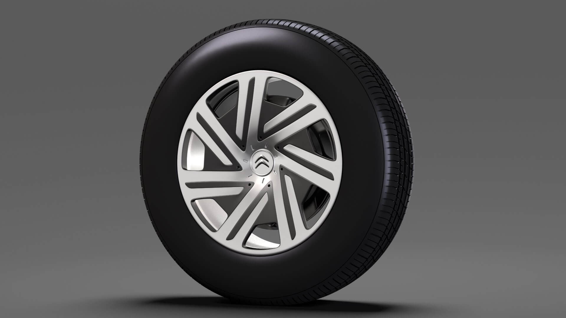 Citroen Berlingo Wheel 2017 - 3D Model by Creative Idea Studio