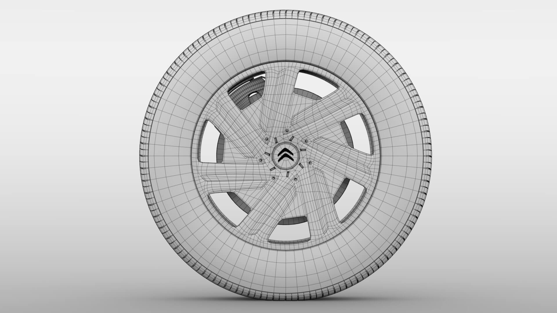 Citroen Berlingo Wheel 2017 - 3D Model by Creative Idea Studio