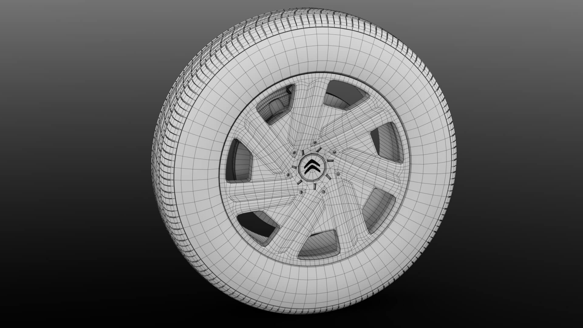 Citroen Berlingo Wheel 2017 - 3D Model by Creative Idea Studio
