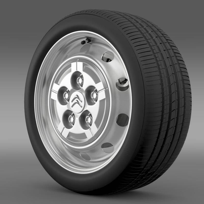 Citroen Jumper Van Wheel - 3D Model by Creative Idea Studio