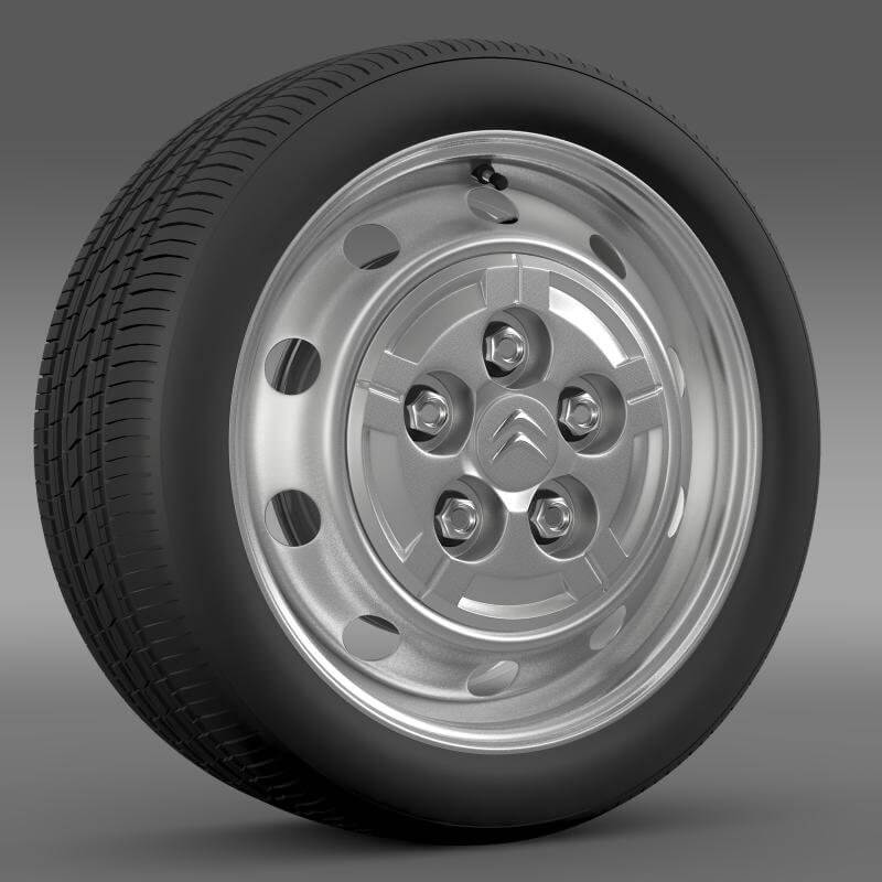 Citroen Jumper Van Wheel - 3D Model by Creative Idea Studio