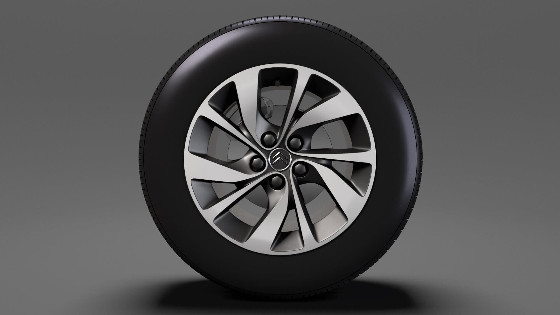 Citroen SpaceTourer 2017 Wheel - 3D Model by Creative Idea Studio