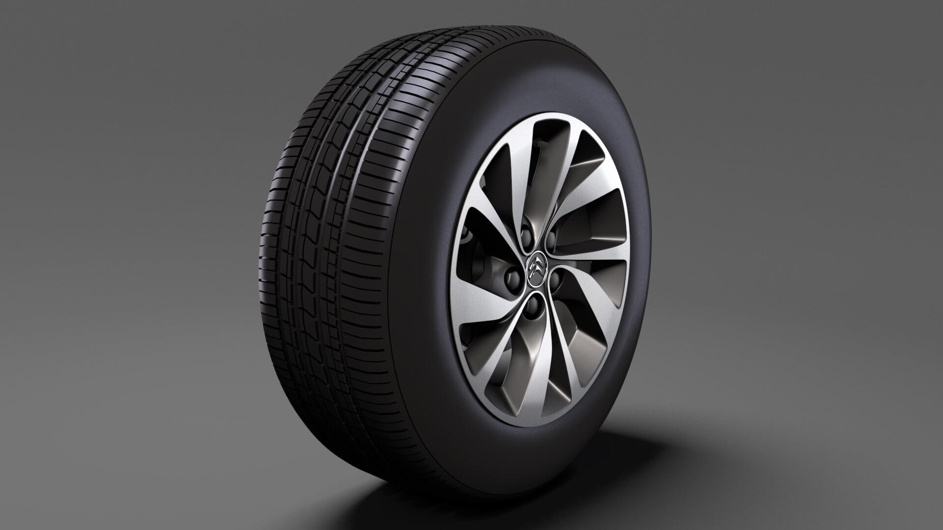 Citroen SpaceTourer 2017 Wheel - 3D Model by Creative Idea Studio