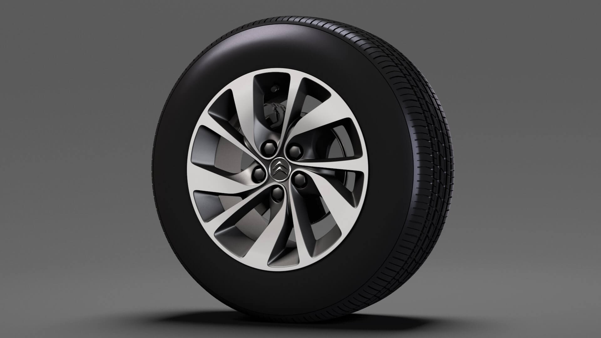 Citroen SpaceTourer 2017 Wheel - 3D Model by Creative Idea Studio