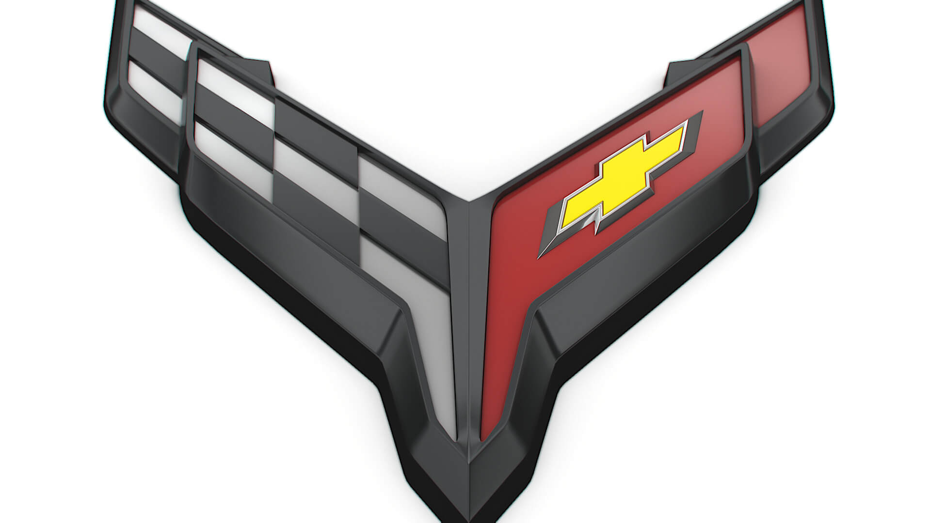 Corvette Logo - 3D Model by Creative Idea Studio