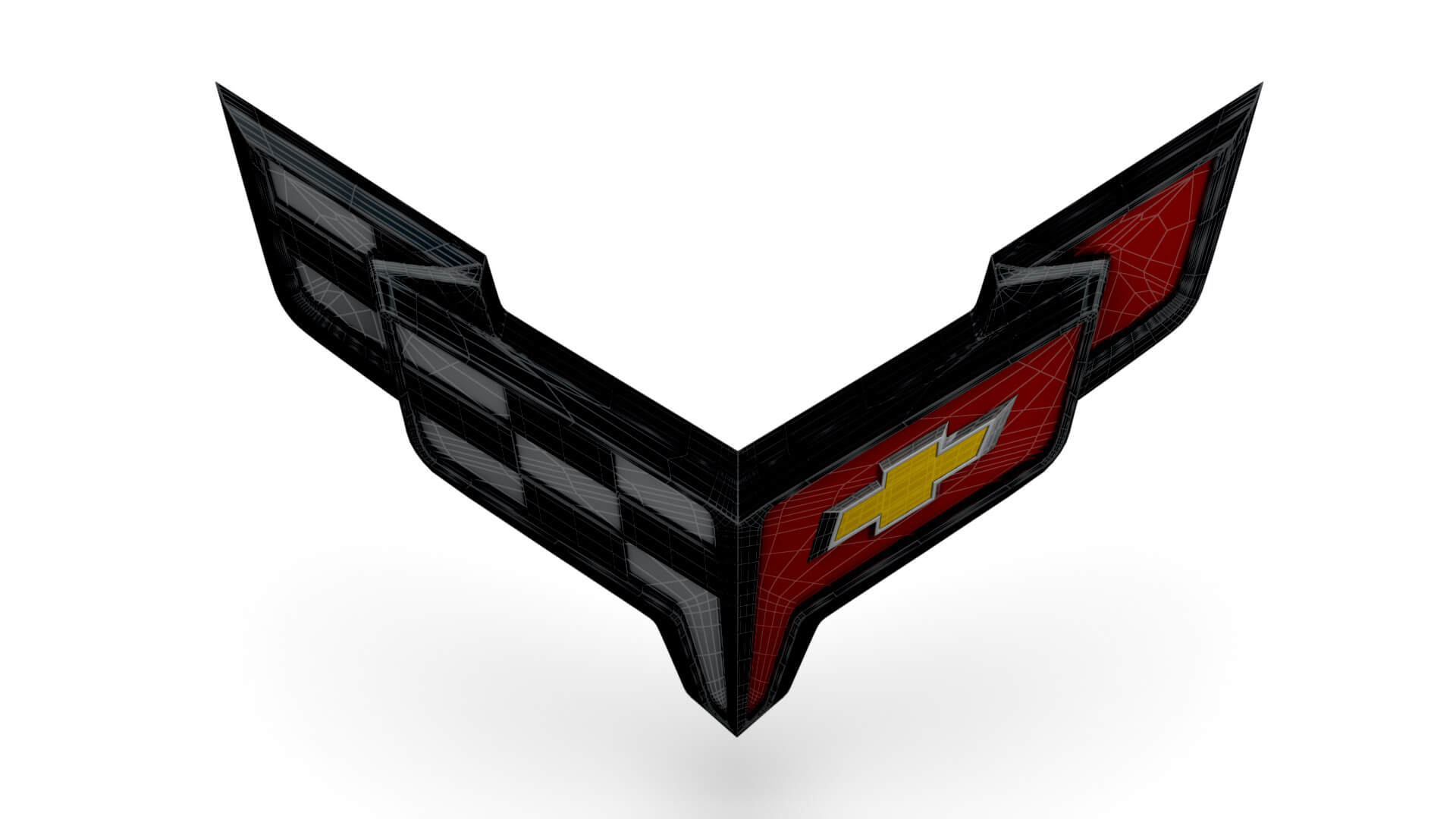 Corvette Logo - 3D Model by Creative Idea Studio