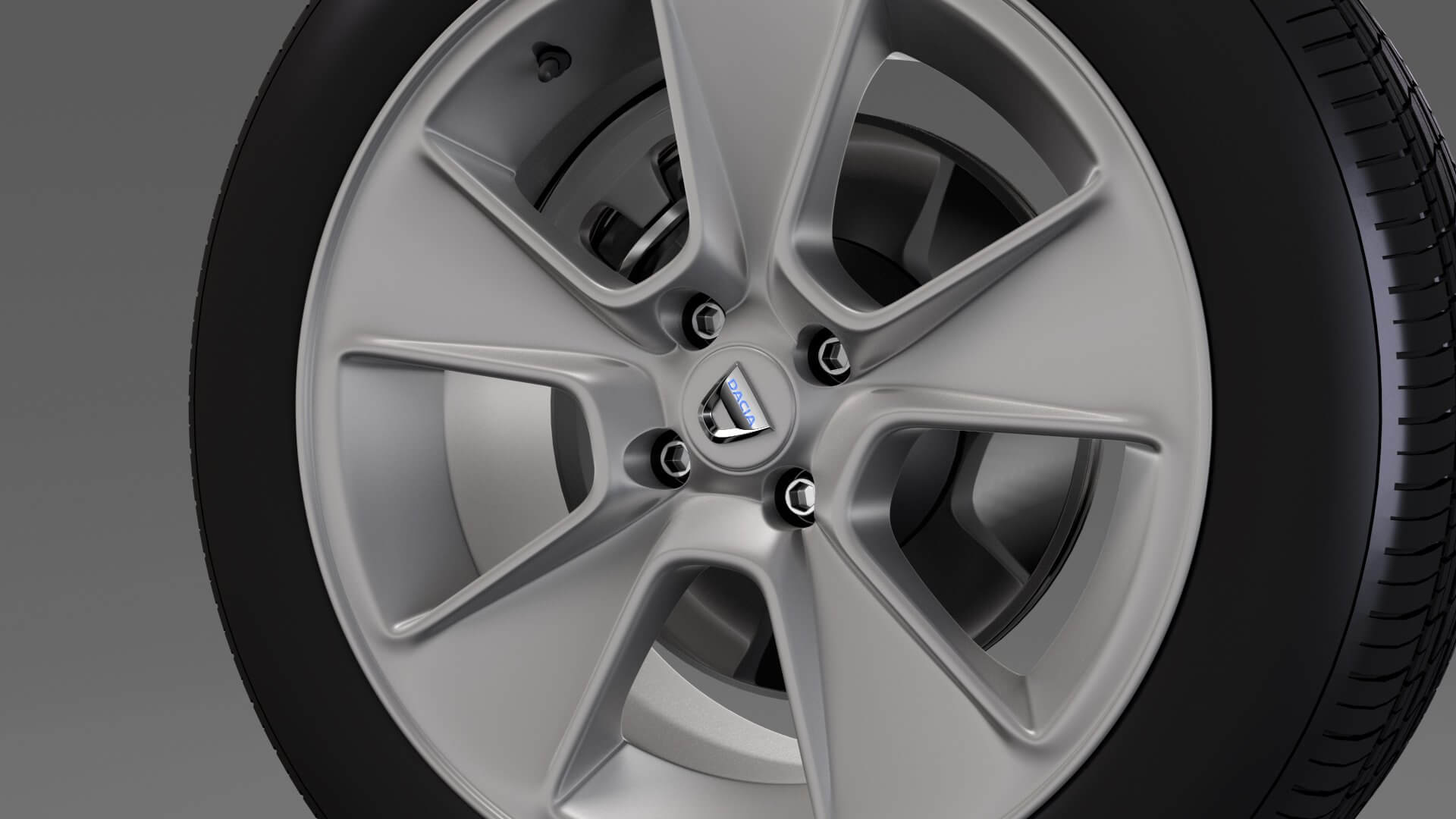 Dacia Sandero Wheel 2017 - 3D Model by Creative Idea Studio