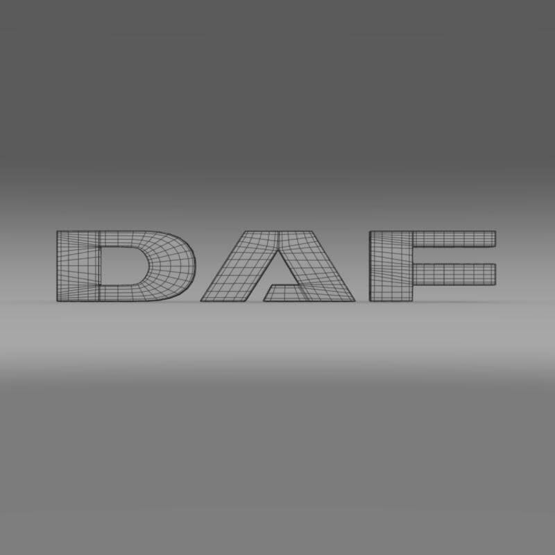 DAF Logo - 3D Model by Creative Idea Studio