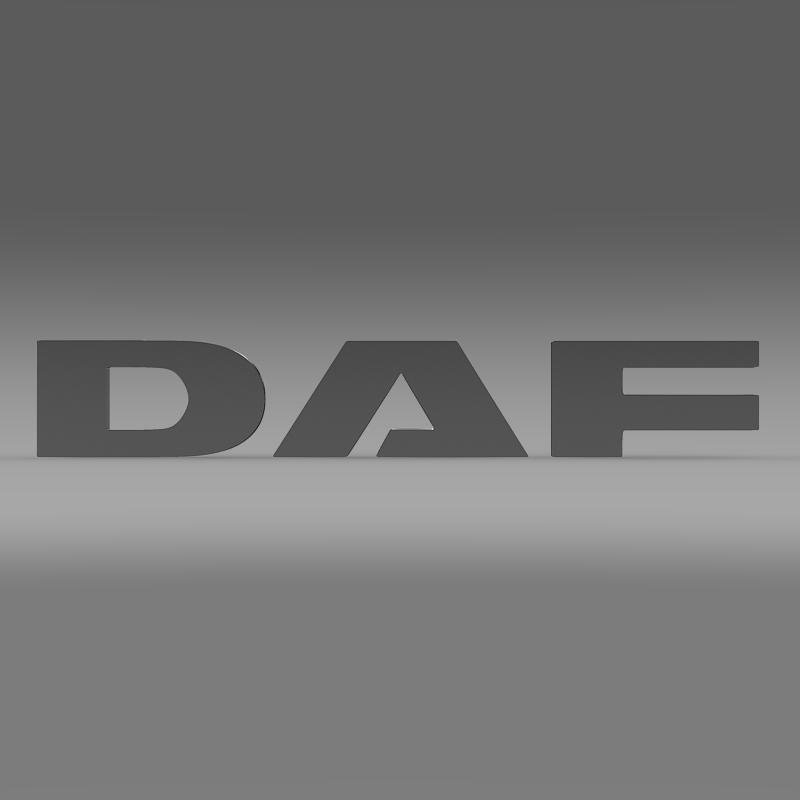 DAF Logo - 3D Model by Creative Idea Studio