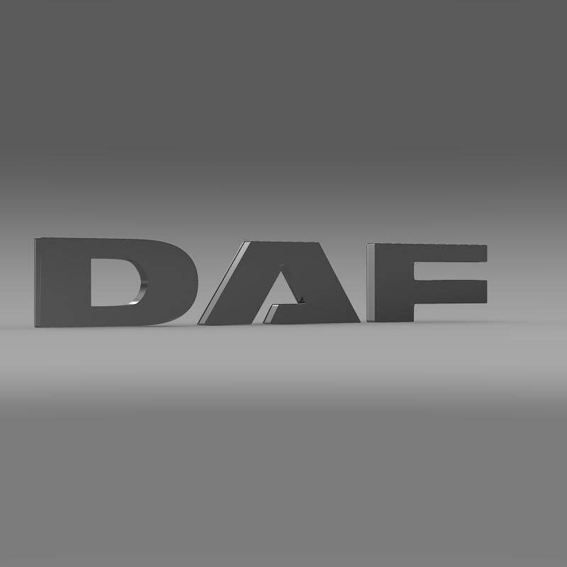 DAF Logo - 3D Model by Creative Idea Studio