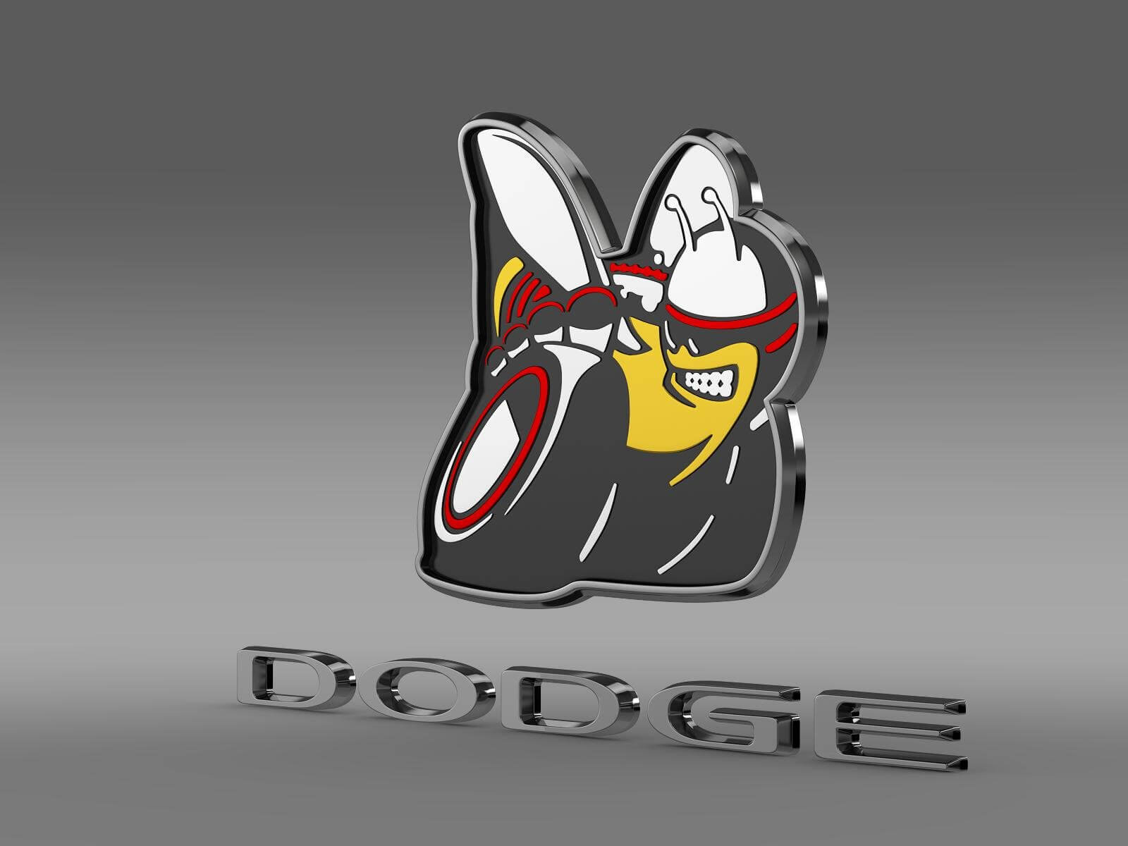 Dodge Bee Logo - 3D Model by Creative Idea Studio