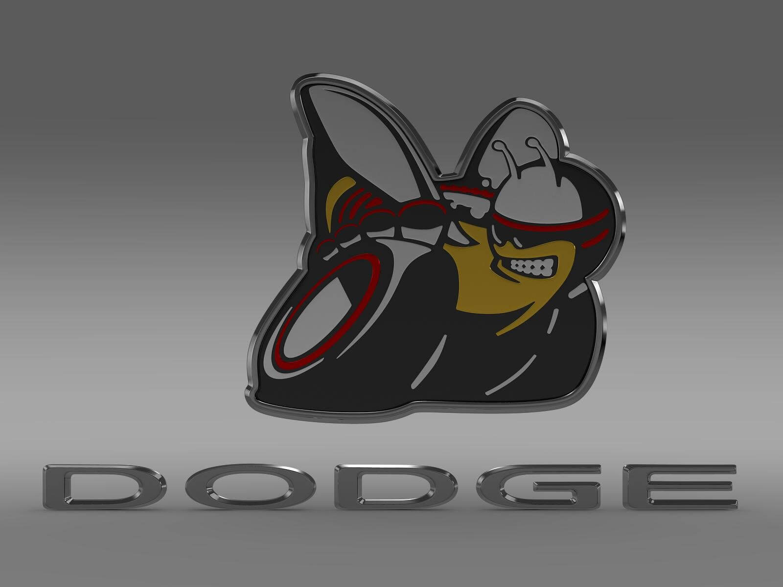 Dodge Bee Logo - 3D Model by Creative Idea Studio