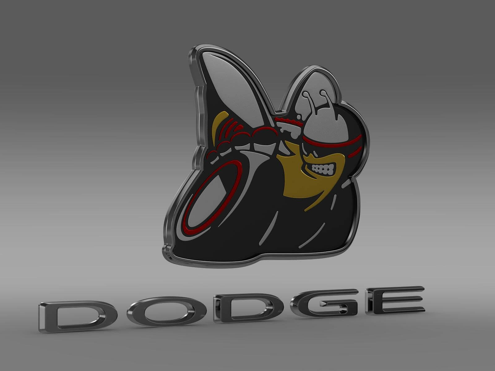 Dodge Bee Logo - 3D Model by Creative Idea Studio