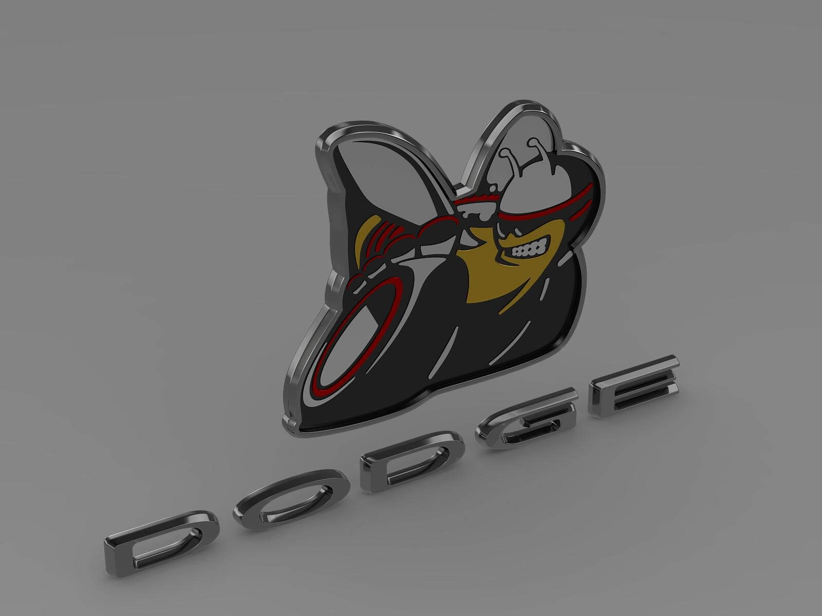 Dodge Bee Logo - 3D Model by Creative Idea Studio