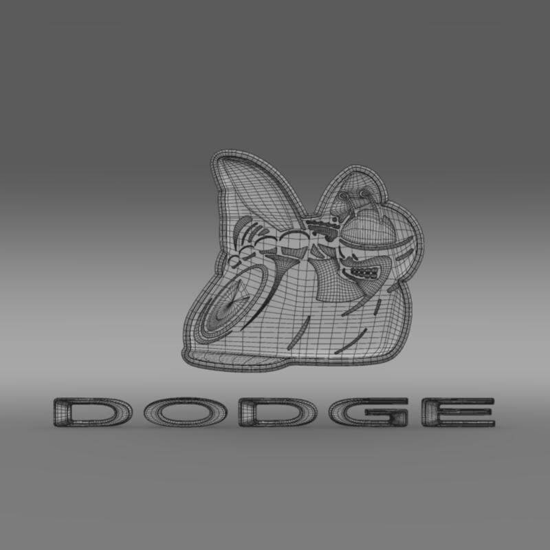 Dodge Bee Logo - 3D Model by Creative Idea Studio