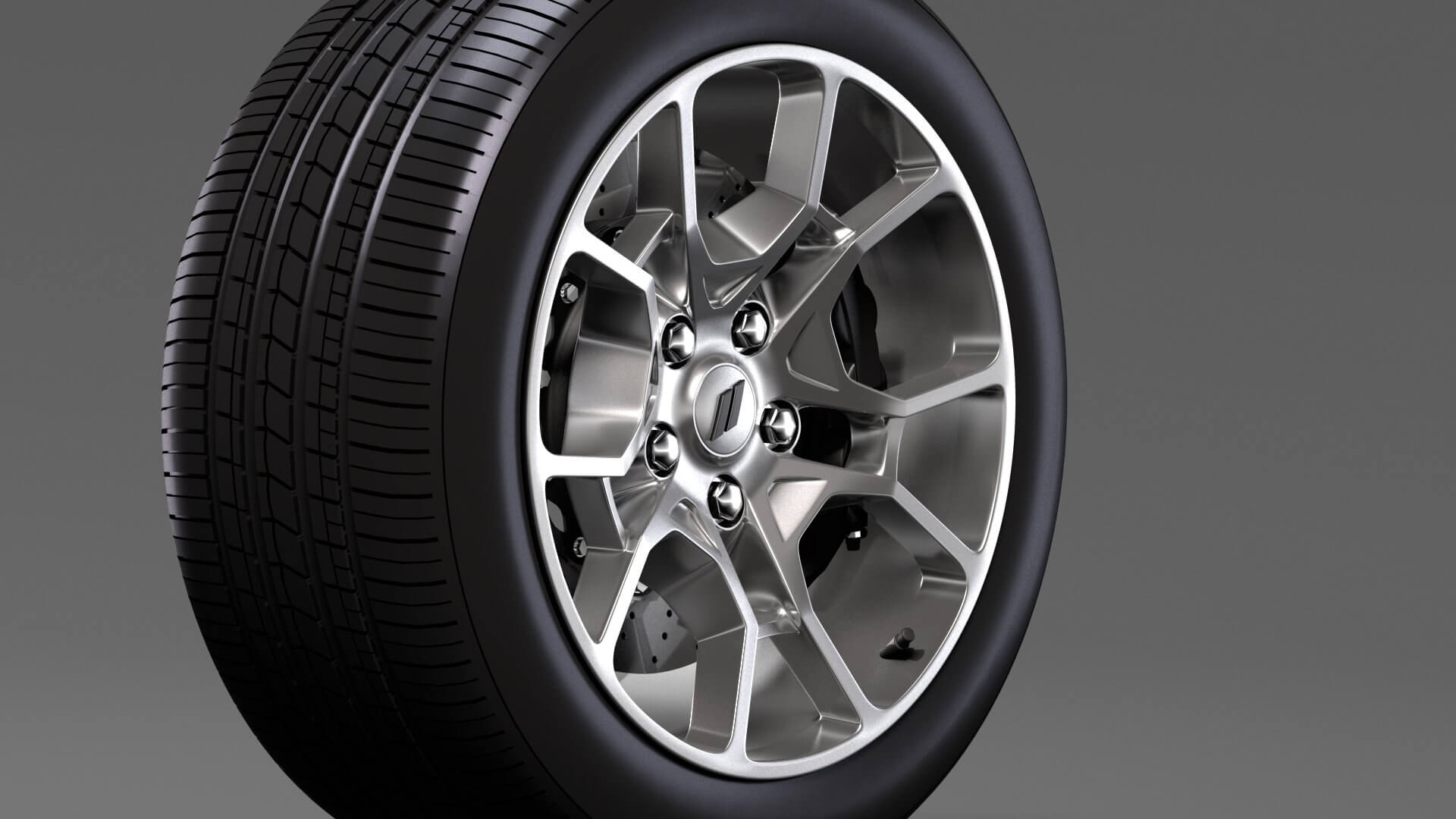 Dodge Challenger GT AWD 2017 Wheel - 3D Model by Creative Idea Studio