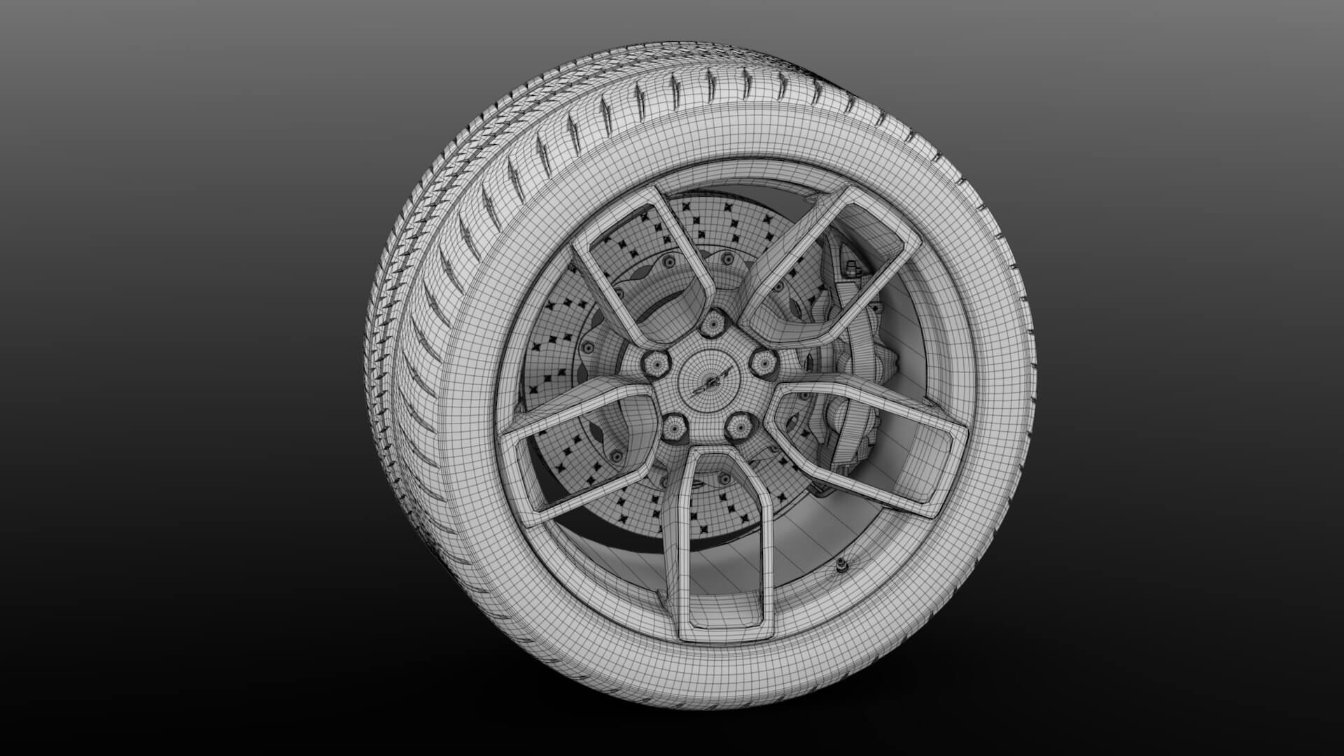 Dodge Challenger Hellcat Widebody 2017 Wheel - 3D Model by Creative ...