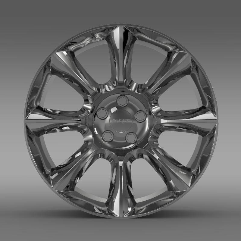 Dodge Challenger SRT Rim - 3D Model by Creative Idea Studio
