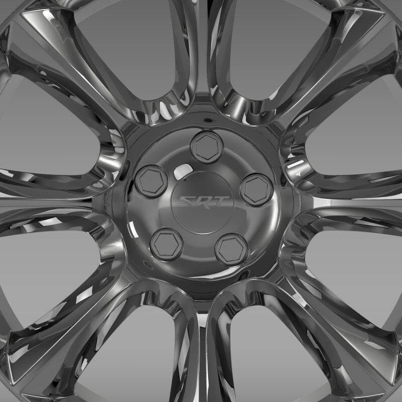 Dodge Challenger SRT Rim - 3D Model by Creative Idea Studio