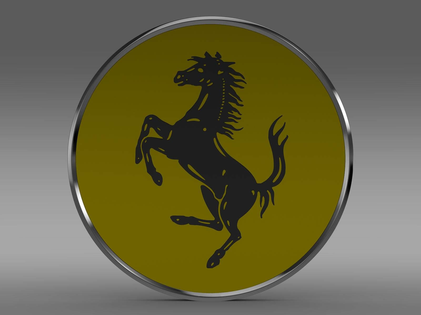 Ferarri Logo Wheel - 3D Model by Creative Idea Studio