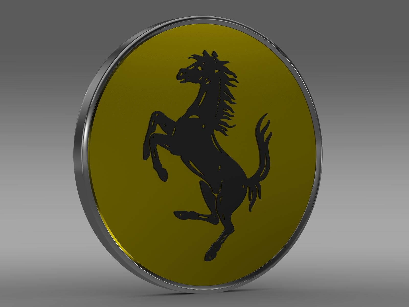 Ferarri Logo Wheel - 3D Model by Creative Idea Studio