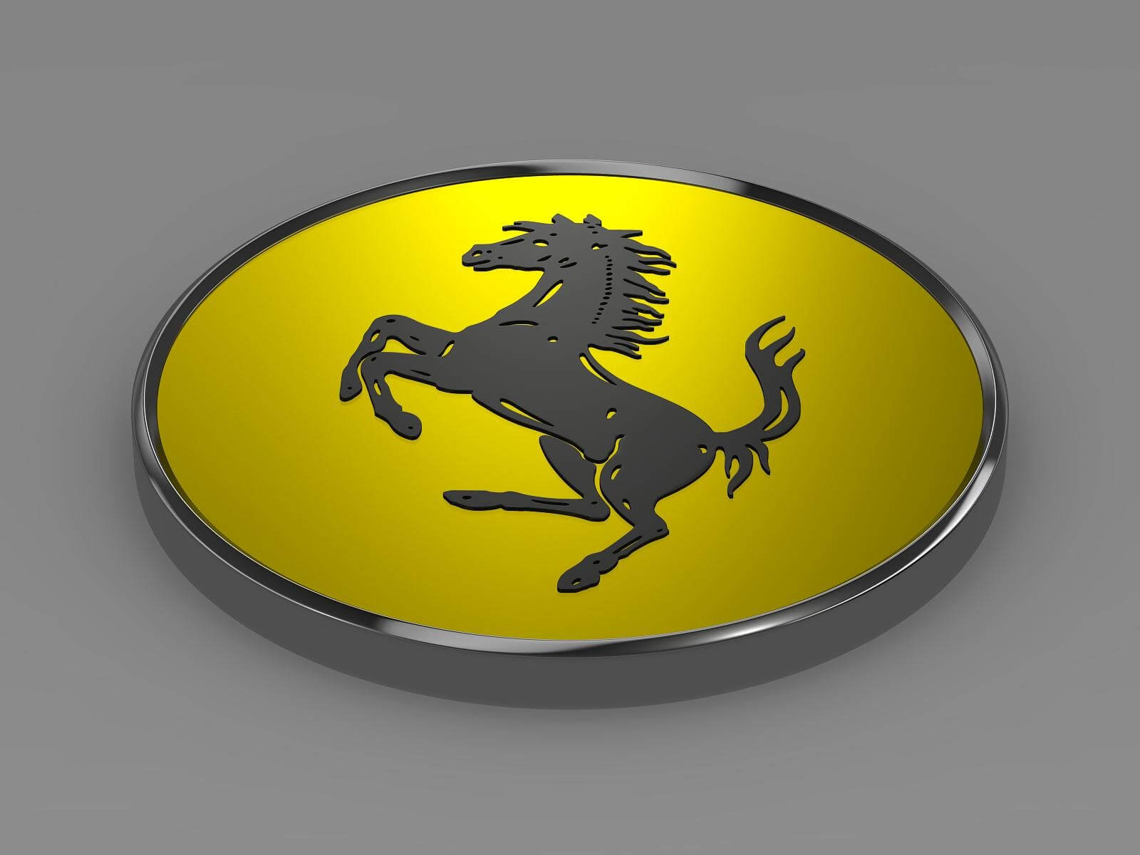 Ferarri Logo Wheel - 3D Model by Creative Idea Studio