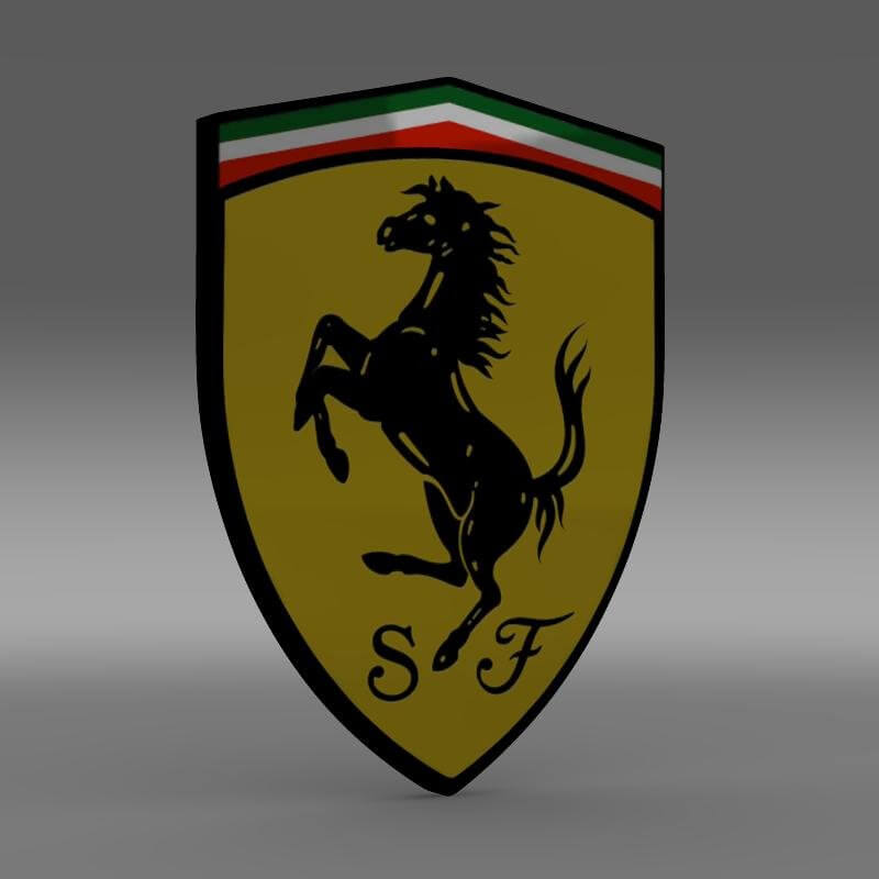 Ferarri Logo - 3D Model by Creative Idea Studio