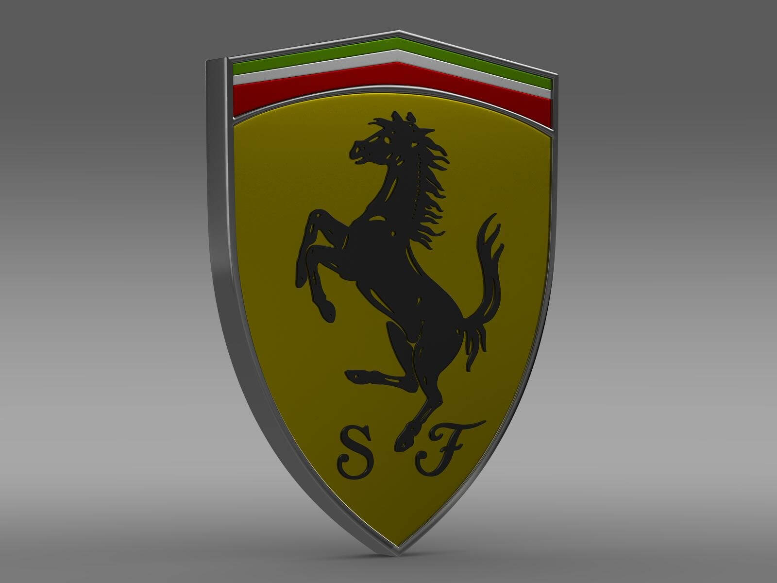 Ferarri Logo2 - 3D Model by Creative Idea Studio