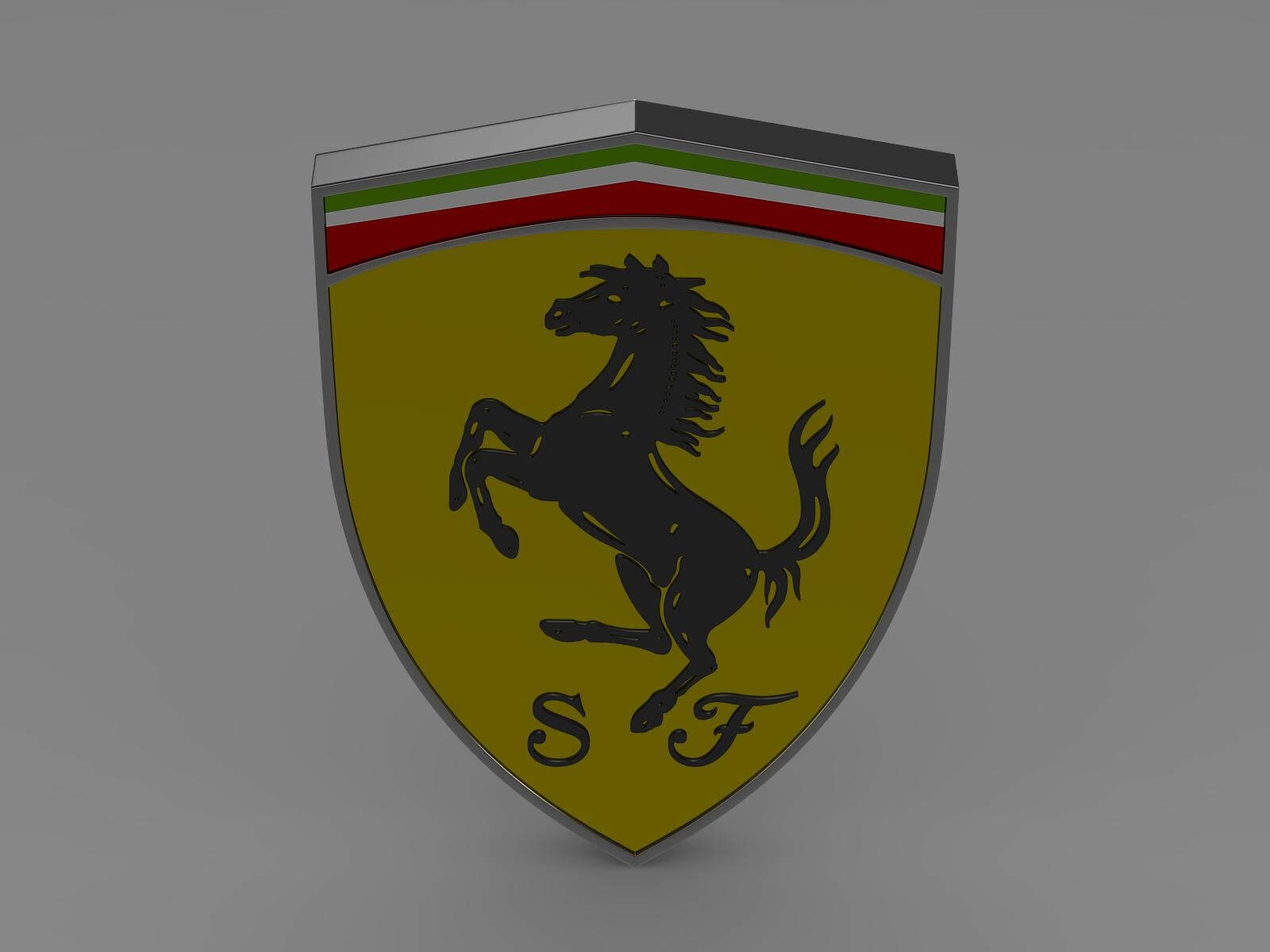 Ferarri Logo2 - 3D Model by Creative Idea Studio