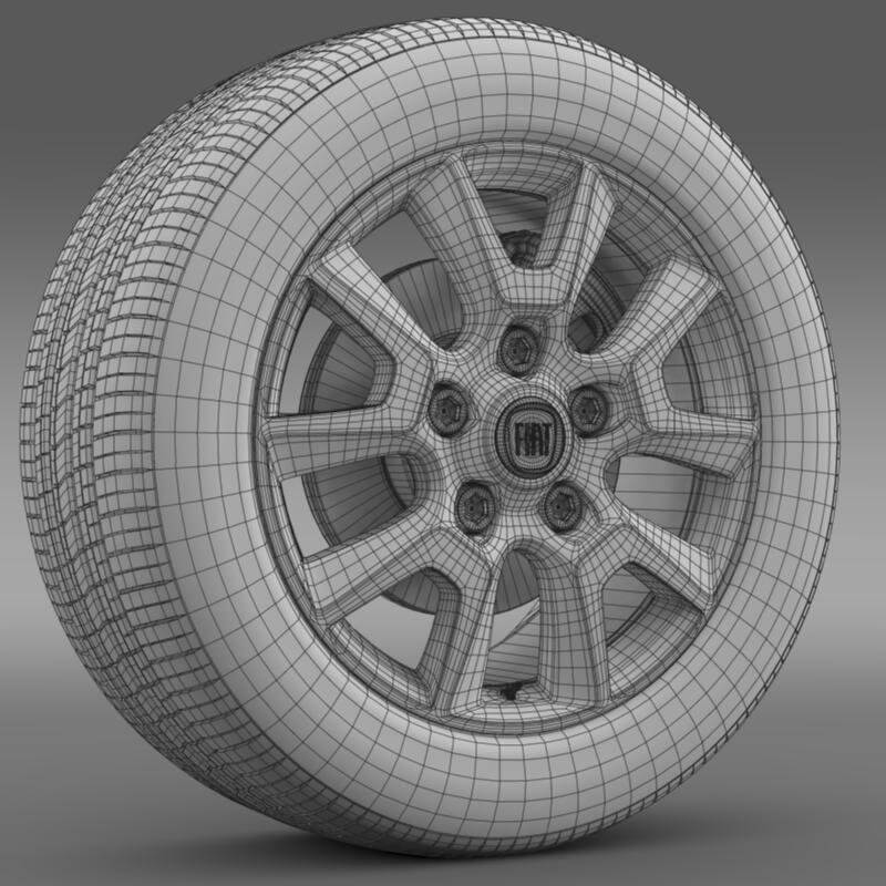 Fiat Ducato Panorama Wheel - 3D Model by Creative Idea Studio
