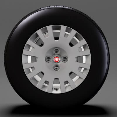 Fiat Fiorino Wheel 2017 - 3D Model by Creative Idea Studio