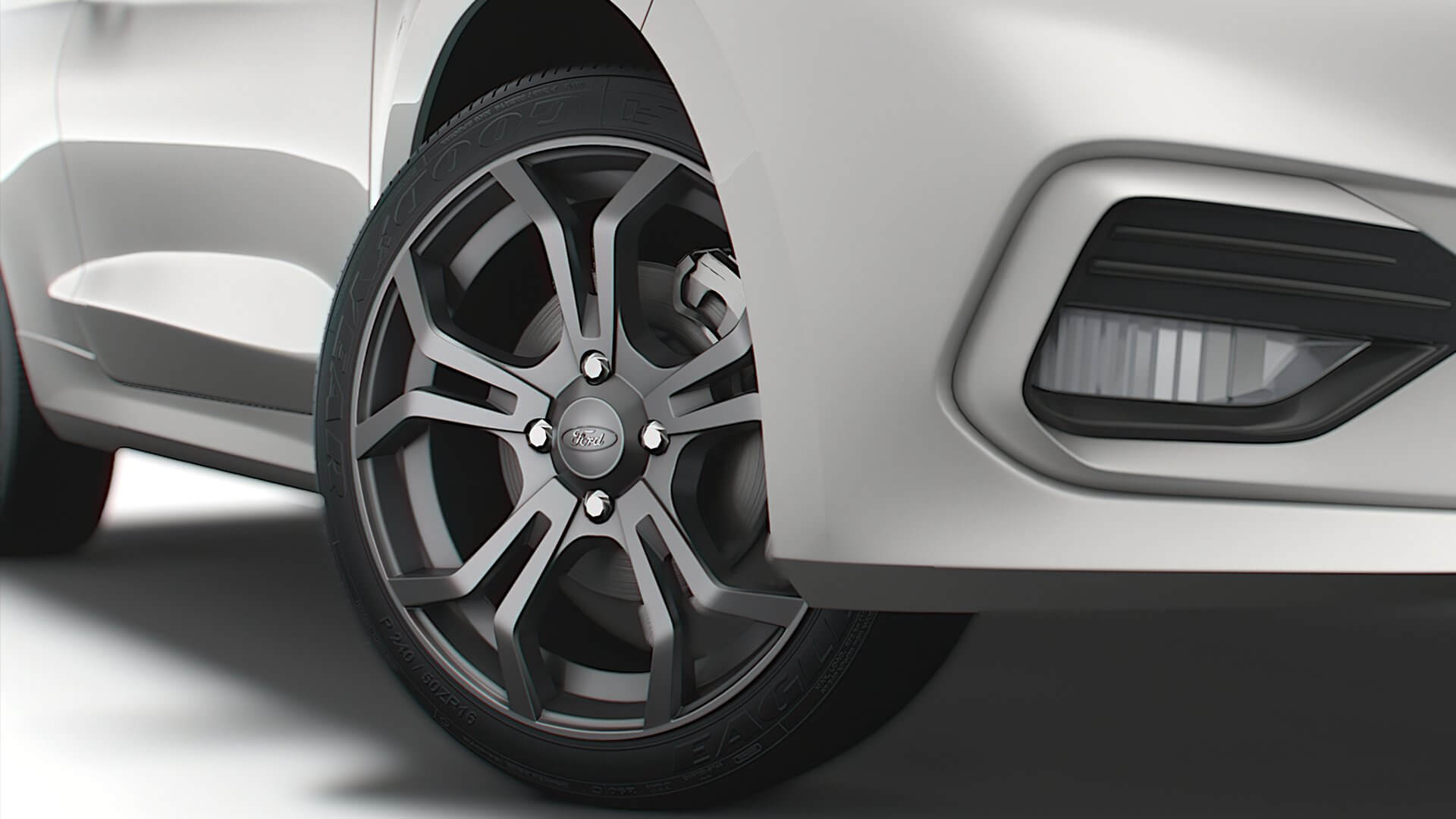 Ford Fiesta Sport 2020 Wheel - 3D Model by Creative Idea Studio