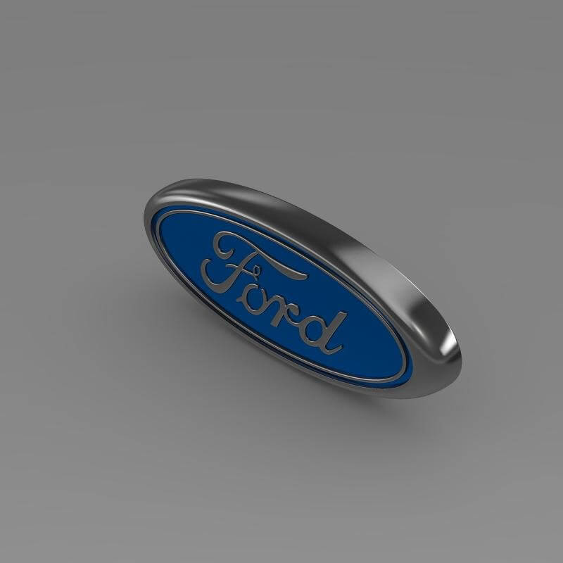 Ford Logo - 3D Model by Creative Idea Studio