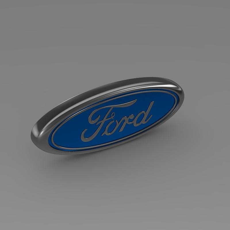 Ford Logo - 3D Model by Creative Idea Studio
