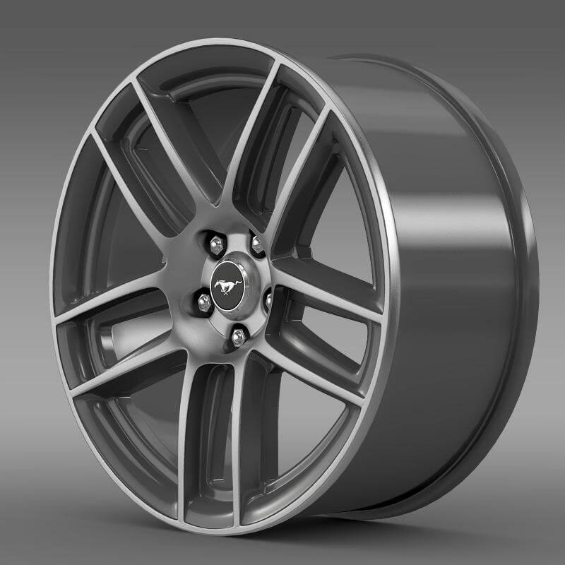 Ford Mustang Boss 302 2013 Rim - 3D Model by Creative Idea Studio