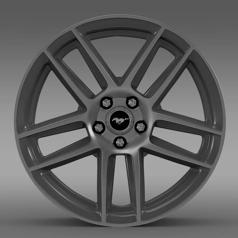 Ford Mustang Boss 302 2013 Rim - 3D Model by Creative Idea Studio