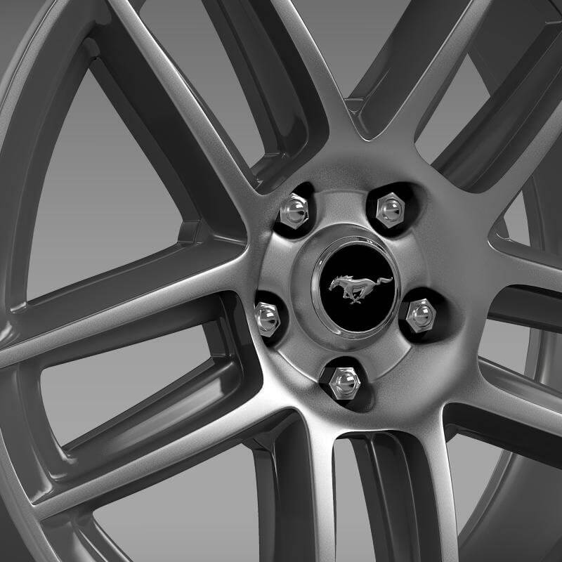 Ford Mustang Boss 302 2013 Rim - 3D Model by Creative Idea Studio