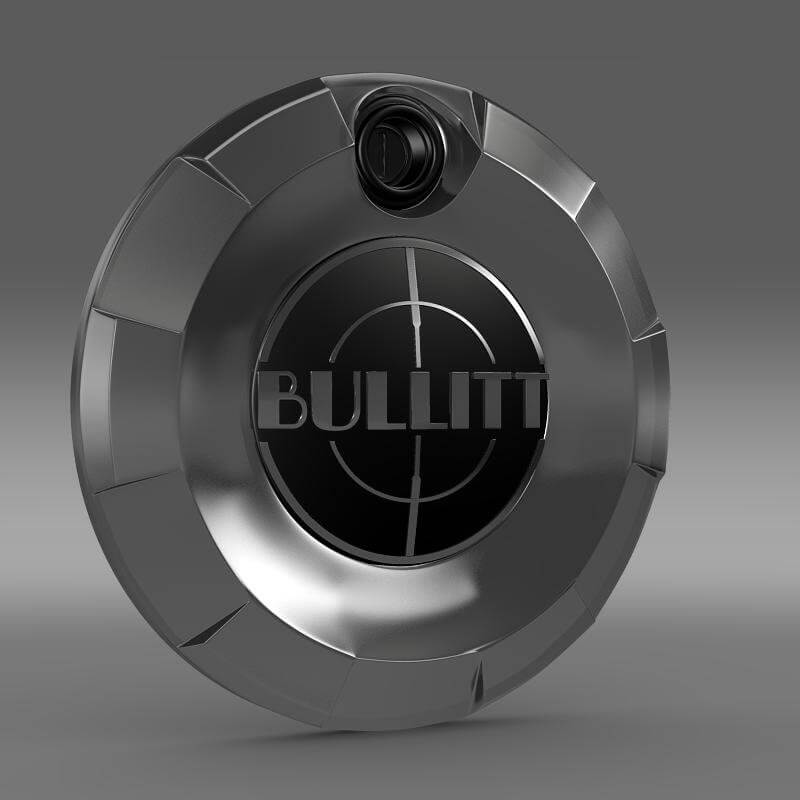 Ford Mustang Bullit Logo - 3D Model by Creative Idea Studio