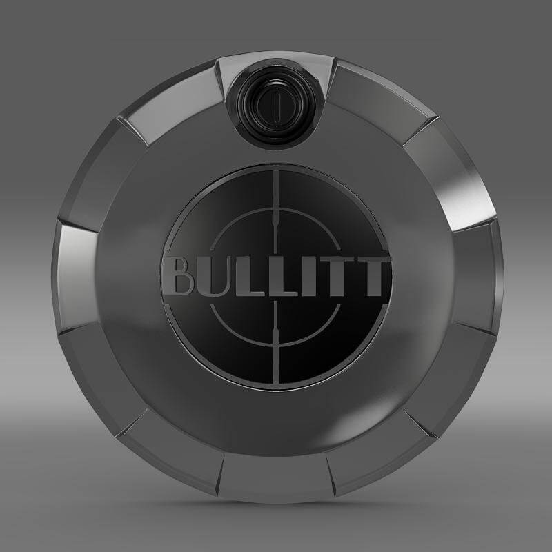 Ford Mustang Bullit Logo - 3D Model by Creative Idea Studio