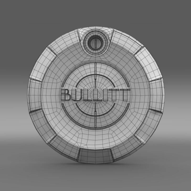 Ford Mustang Bullit Logo - 3D Model by Creative Idea Studio