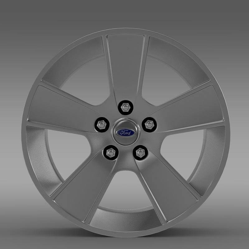 Ford Mustang GT Convertible 2005 Rim - 3D Model by Creative Idea Studio