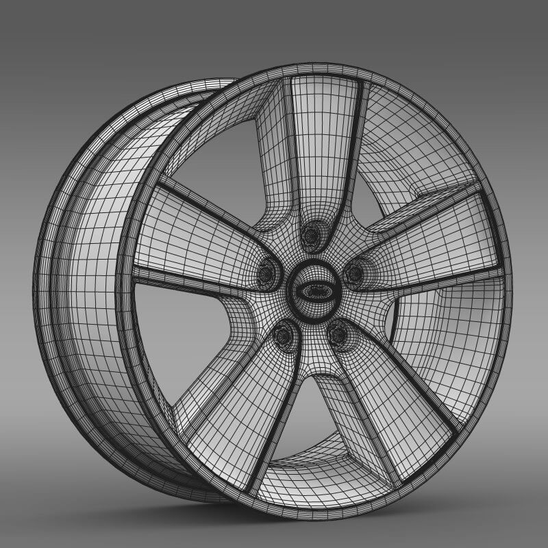 Ford Mustang GT Convertible 2005 Rim - 3D Model by Creative Idea Studio