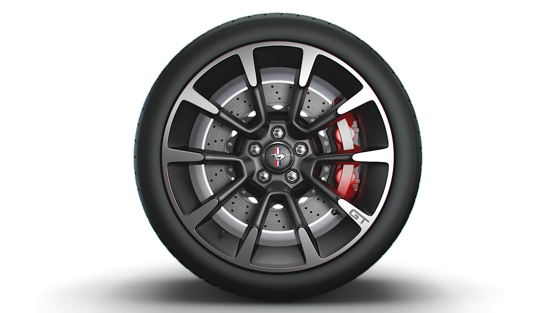 Ford Mustang OEM Rim - 3D Model by Creative Idea Studio