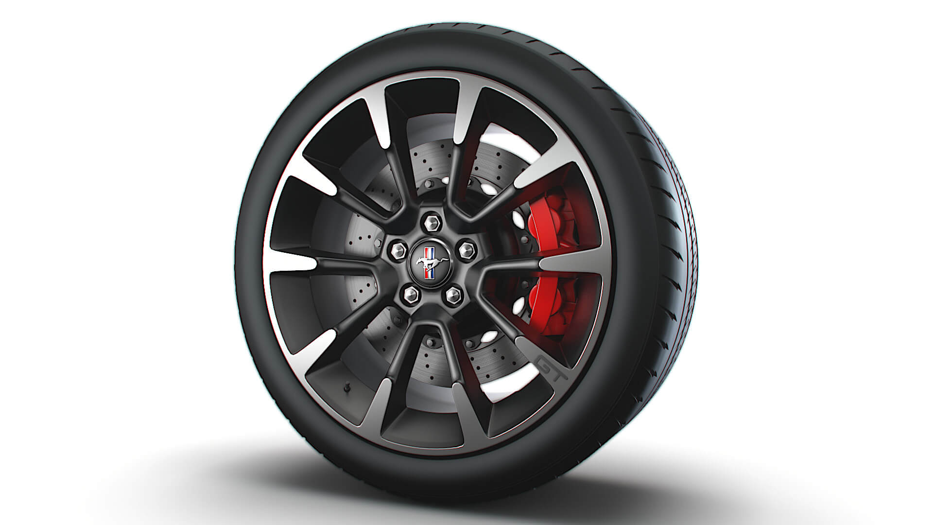 Ford Mustang OEM Rim - 3D Model by Creative Idea Studio