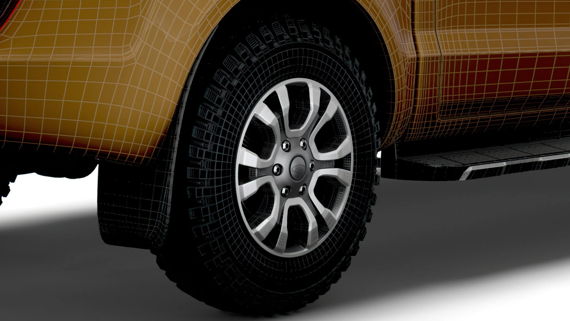 Ford Ranger Wildtrak 2020 Wheel - 3D Model by Creative Idea Studio