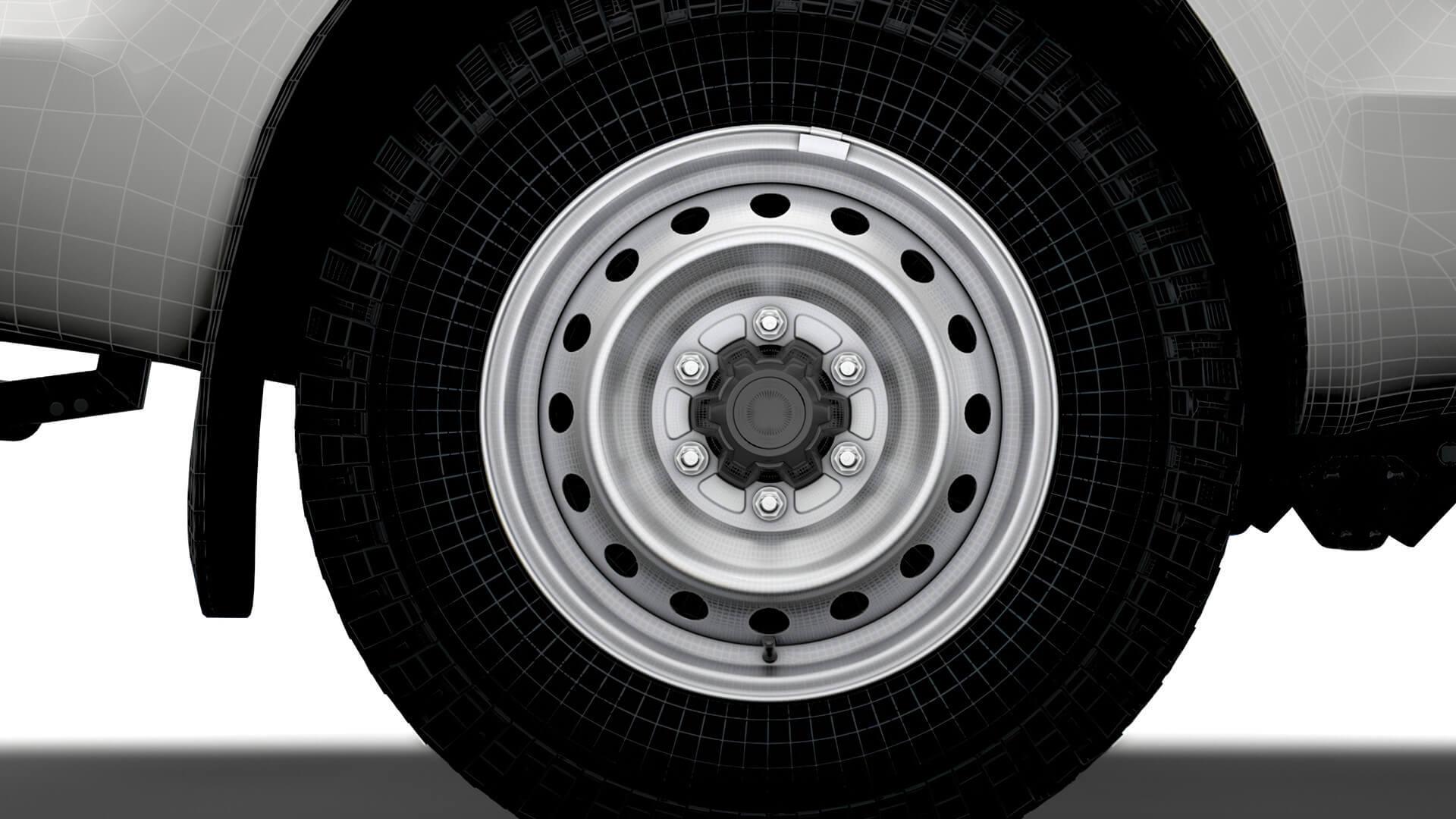 Ford Ranger XL 2021 Wheel - 3D Model by Creative Idea Studio
