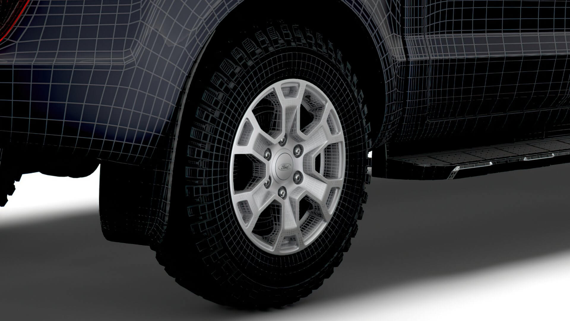 Ford Ranger XLT 2020 Wheel - 3D Model by Creative Idea Studio