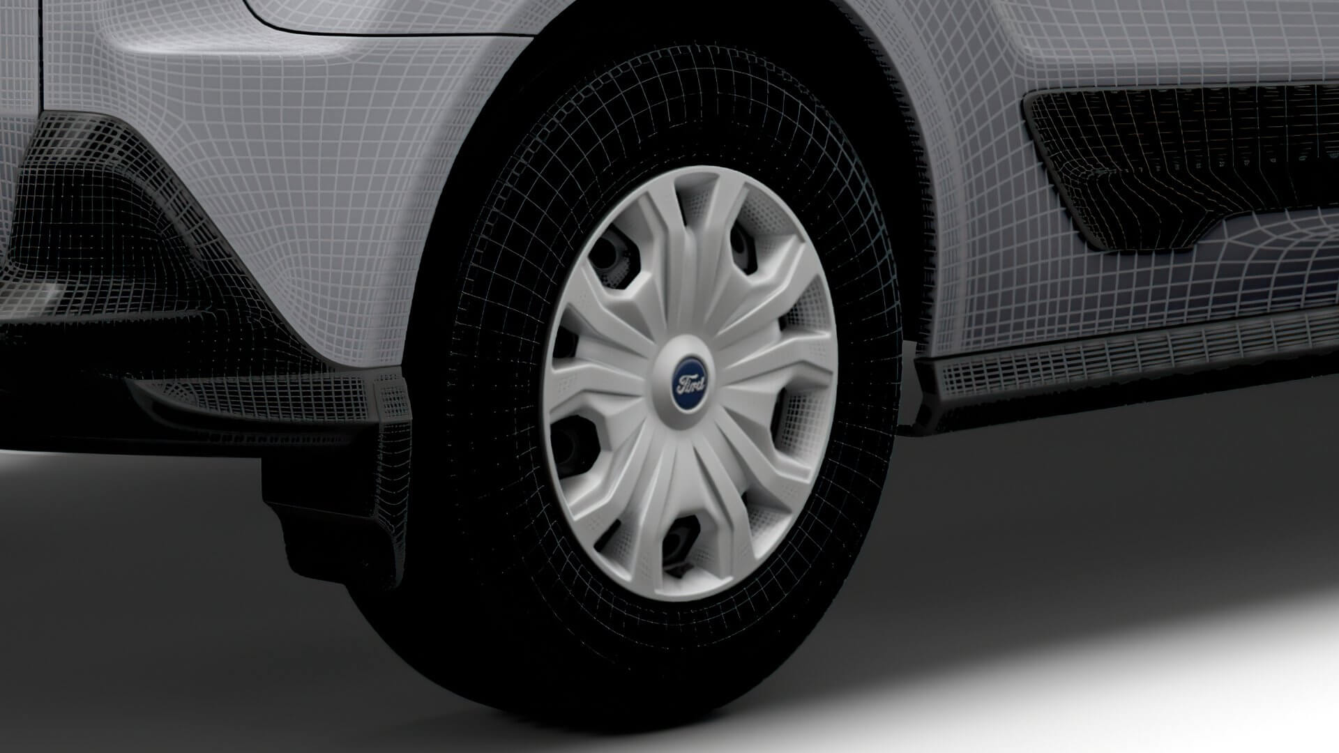 Ford Transit Connect Trend 2020 Wheel - 3D Model by Creative Idea Studio