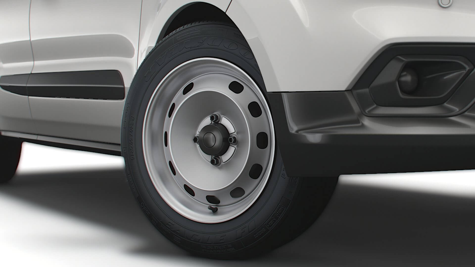 Ford Transit Courier Leader 2020 Wheel - 3D Model by Creative Idea Studio